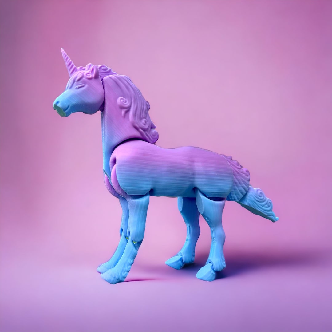 Unicorn Fidget Toy Articulated Unicorn 3D Printed Unicorn - Etsy Unicorn Fidget Toy Articulated Unicorn 3D Printed Unicorn - Etsy