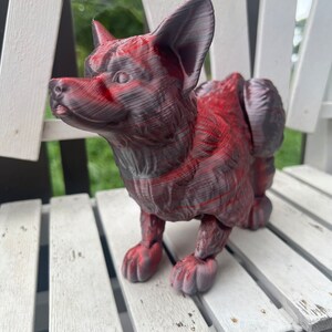 Corgi Fidget Toy Articulated Dog 3D Printed Corgi - Etsy