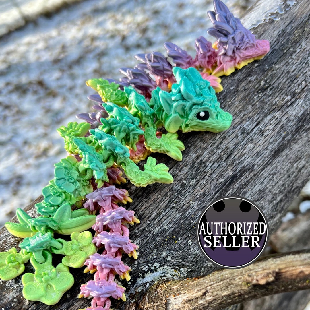 Orchid Dragon Spring Dragon Articulated Dragon - Etsy