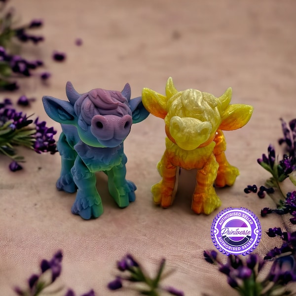 Highland Cow Toy Stl - Etsy