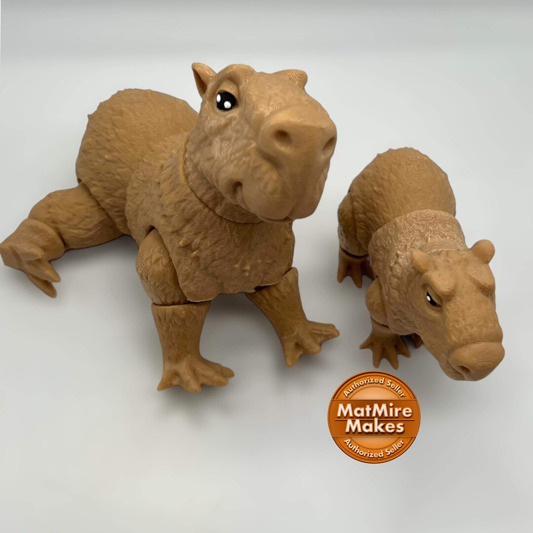Capybara Fidget Toy Capybara Fidget Happy Capybara 3D - Etsy Australia