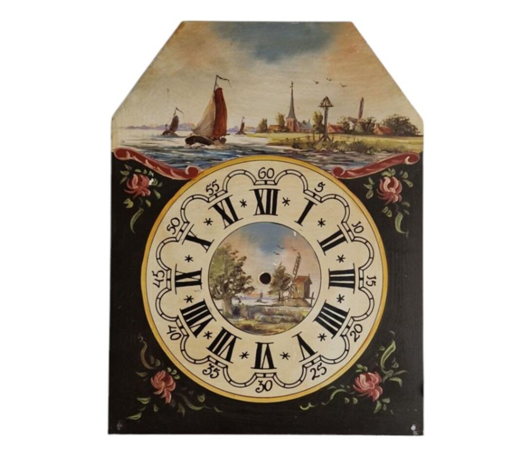 Antique Clock Face, Longcase Clock, Clock Box, Table Decor, Decoration ...