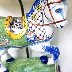 Rare Dutch Horse Delft Blue White 1840s Porcelain 19th - Etsy
