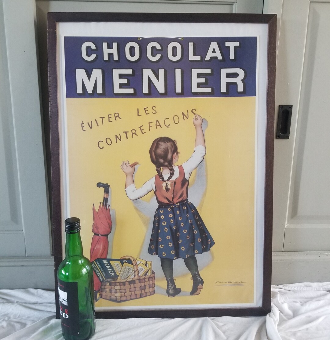 CHOCOLAT MENIER Advertising Vintage Print Chocolat Menier - Etsy