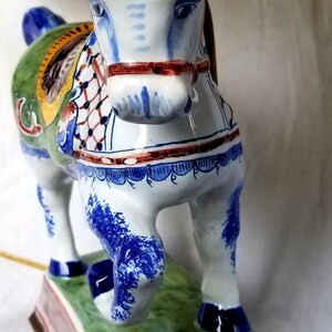 Rare Dutch Horse Delft Blue White 1840s Porcelain 19th - Etsy