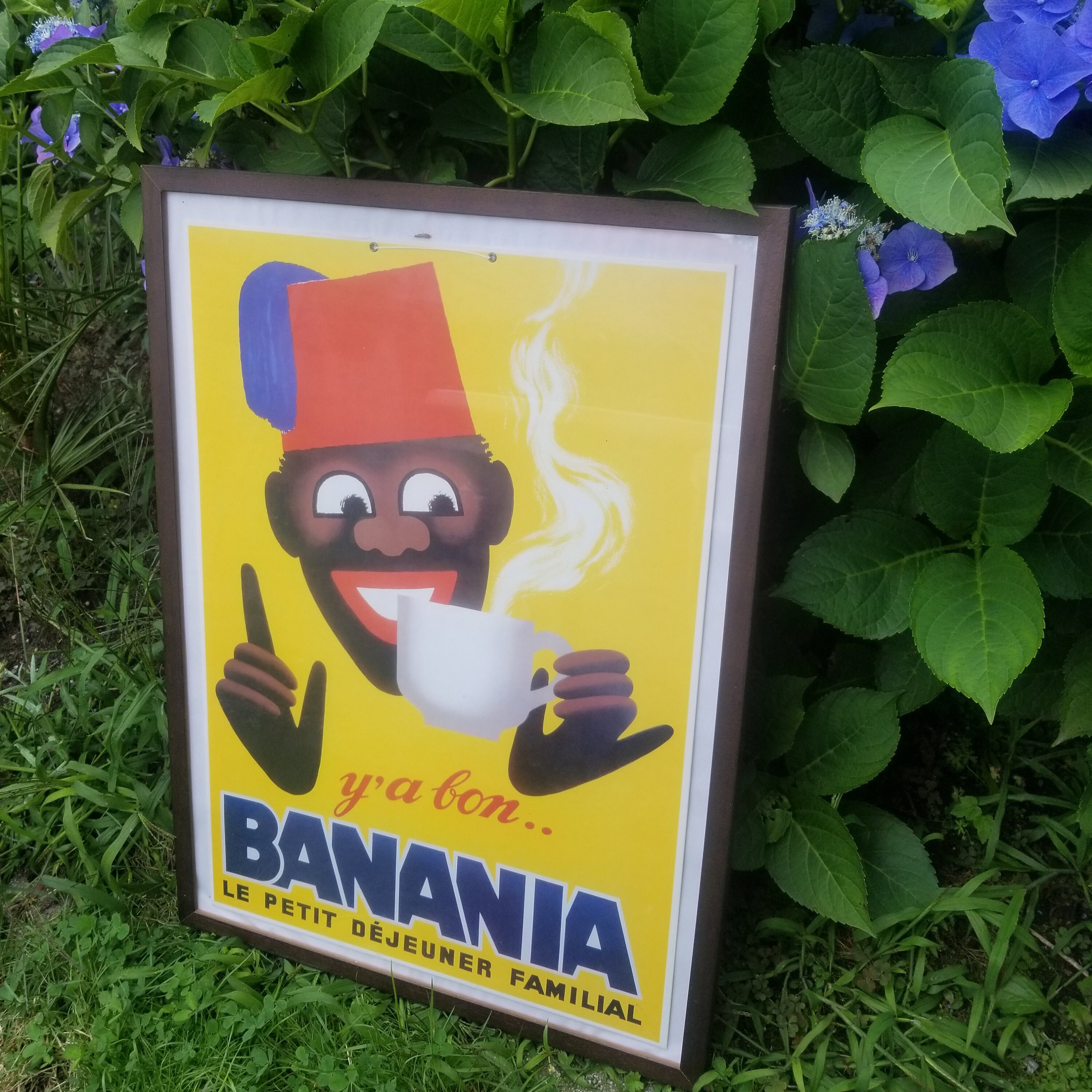 Banania Advertisement 1940s Banania Sign France Advertising - Etsy