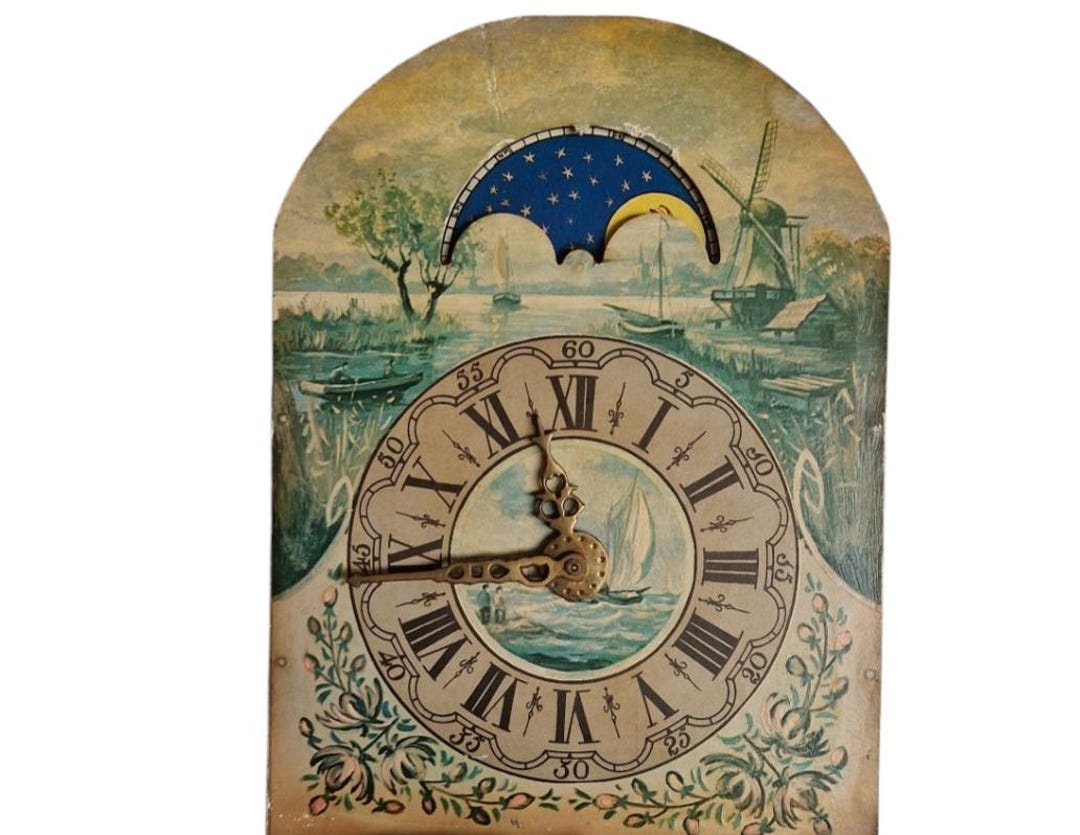 Antique Clock Face, Longcase Clock, Clock Box, Table Decor, Decoration ...
