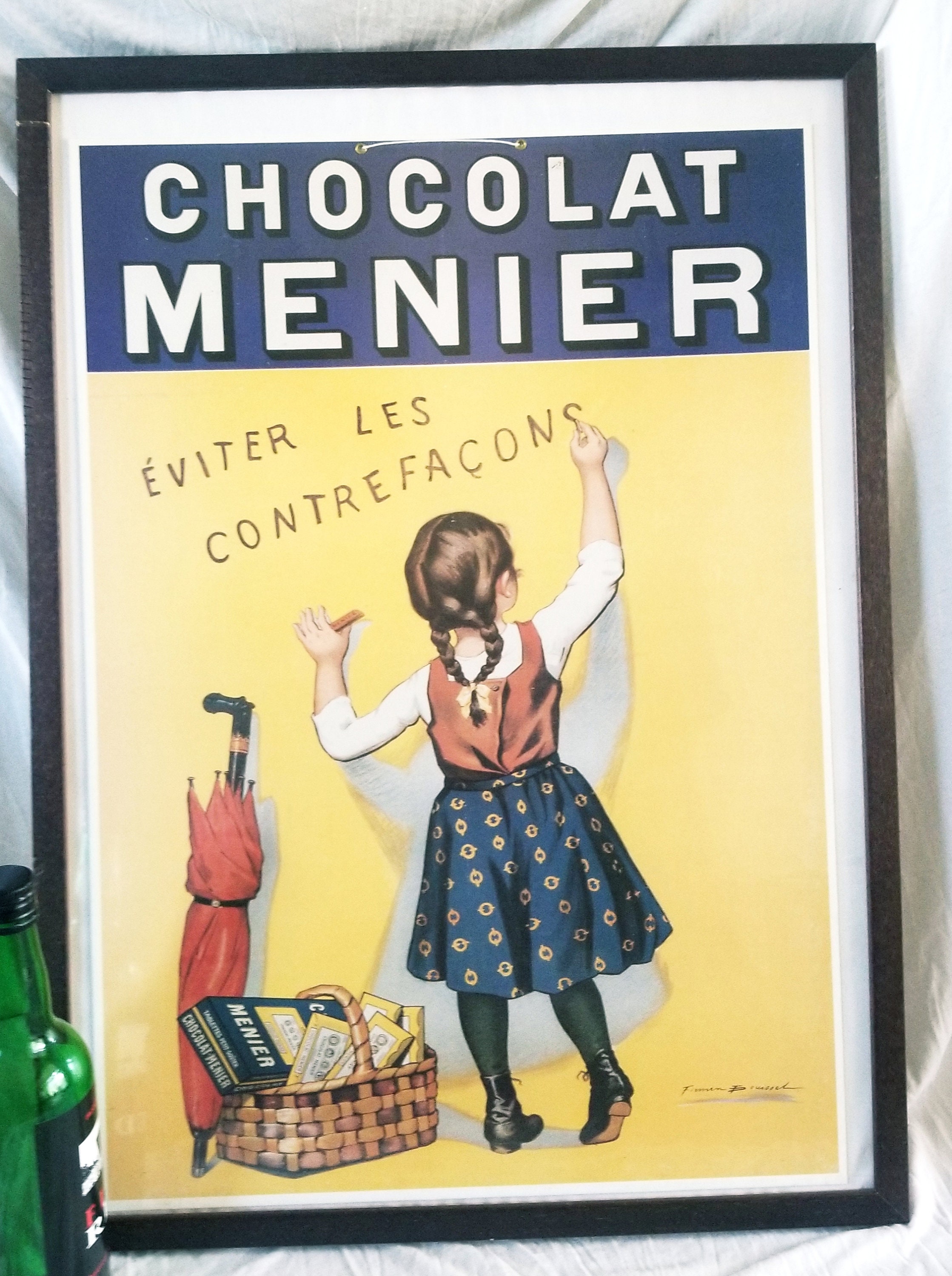 CHOCOLAT MENIER Advertising Vintage Print Chocolat Menier - Etsy