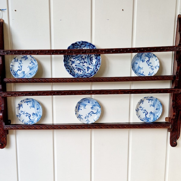Antique Plate Rack Wall Mounted - Etsy