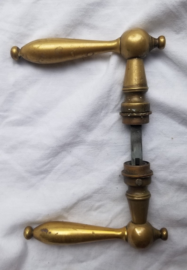 Art Deco Door Handles FRENCH Bronze Door Handles Door Handle - Etsy