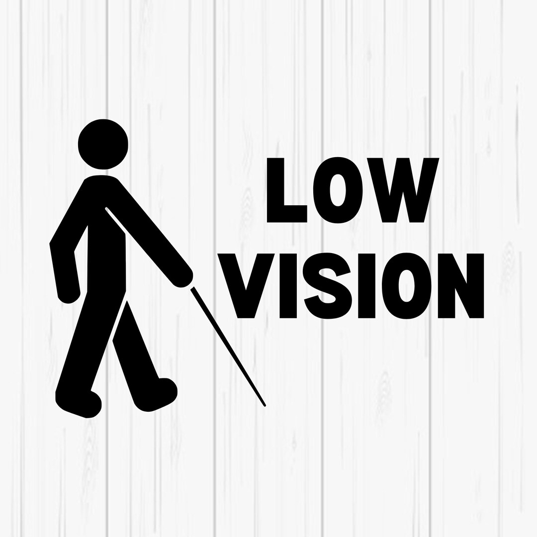 Low Vision SVG & PNG Digital Files - Etsy