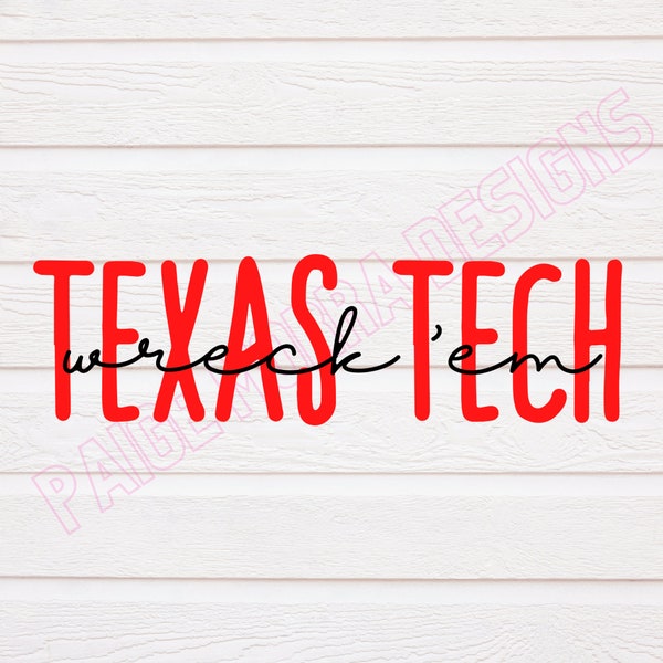 Wreck'em Tech Svg - Etsy