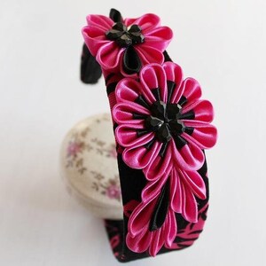 DIY Flowers Pattern, How to Make Kanzashi Tutorial, PDF Tsumami ...