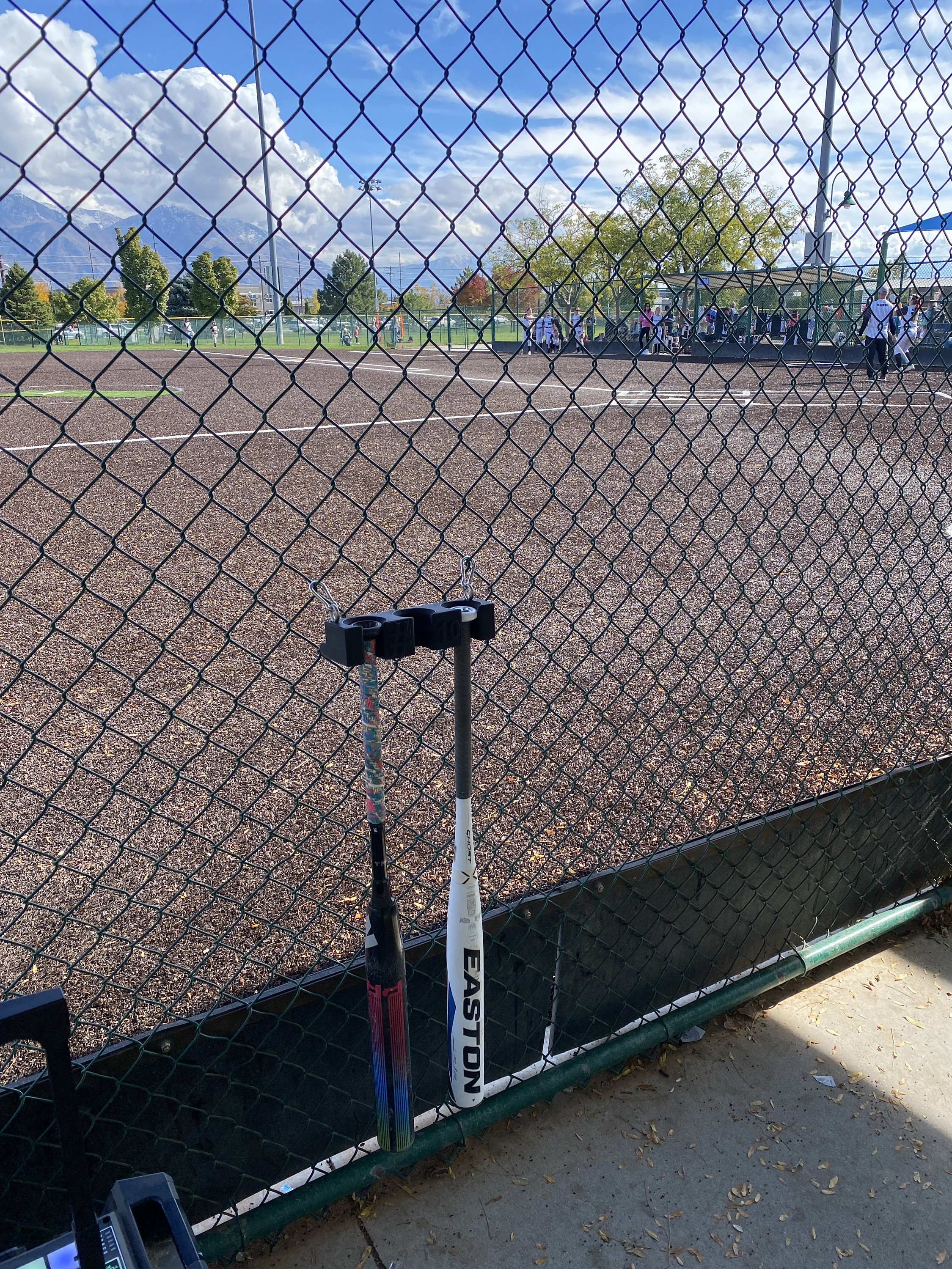 Softball / Baseball Bat Hanger for Chainlink Fence - Etsy