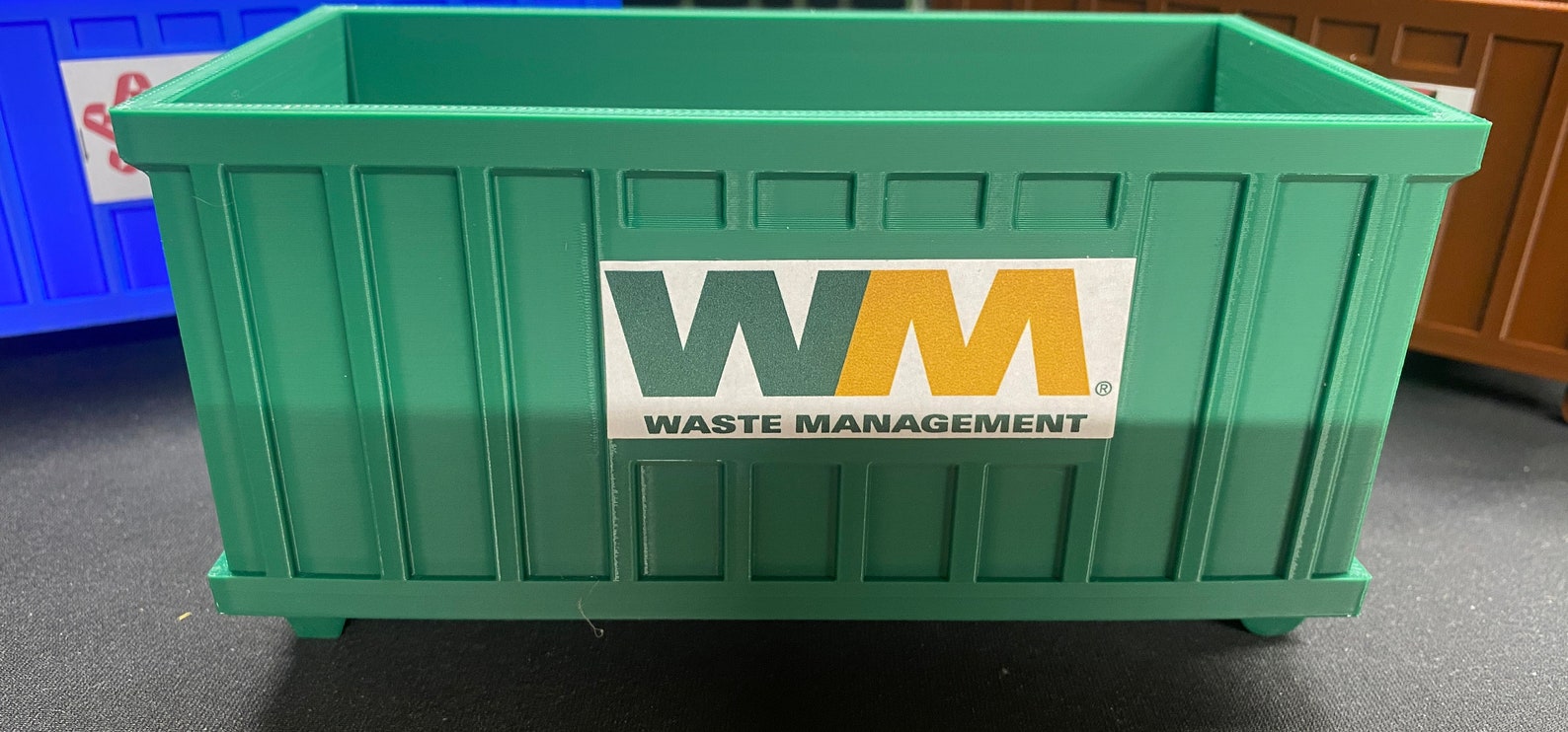 Mini Roll off Dumpster 3D Printed Desk Organizer - Modern and ...