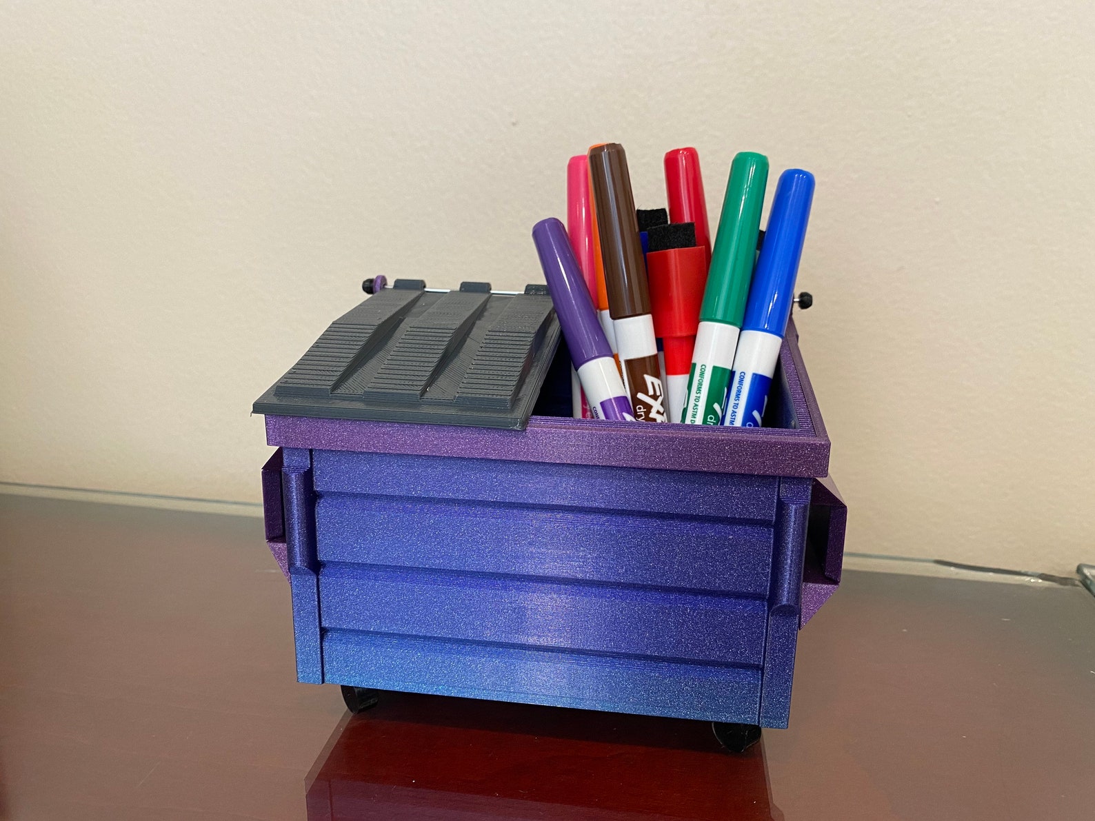 Mini Dumpster 3D Printed Desk Organizer Modern and - Etsy