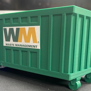 Mini Roll off Dumpster 3D Printed Desk Organizer - Modern and ...