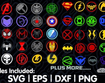 Superhero Svg - Etsy