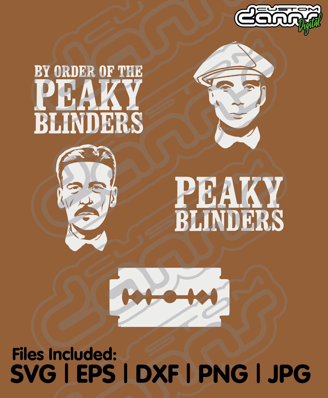 Peaky Blinders Vector Svg Eps Jpg Dxf Png Jpg. Great for | Etsy Denmark