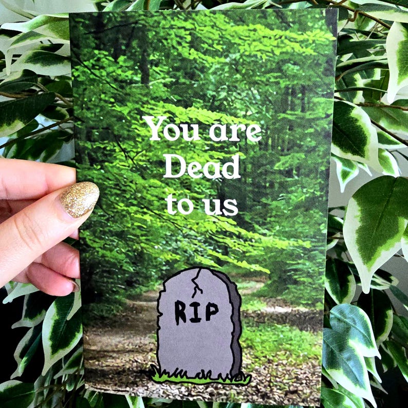 Funny Coworker Leaving Card: Dark Humor Goodbye - Etsy
