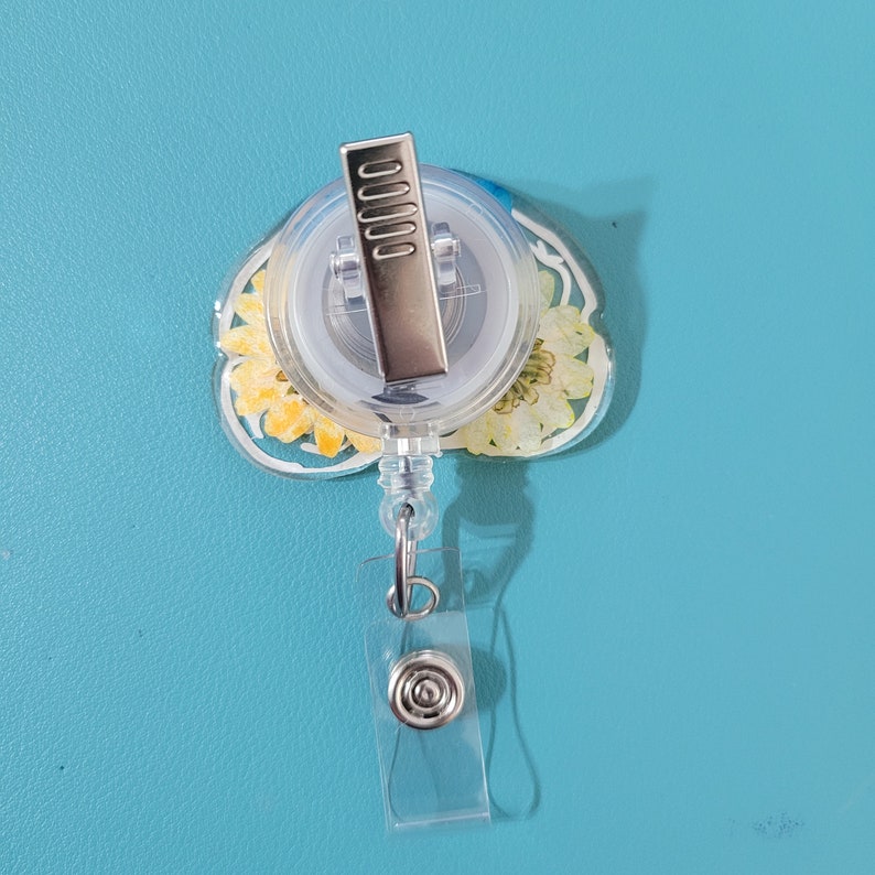 Anatomical Brain Badge Reel Brain Badge Reel Flower Badge - Etsy