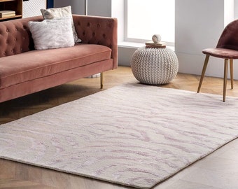 Pink Zebra Rug - Etsy
