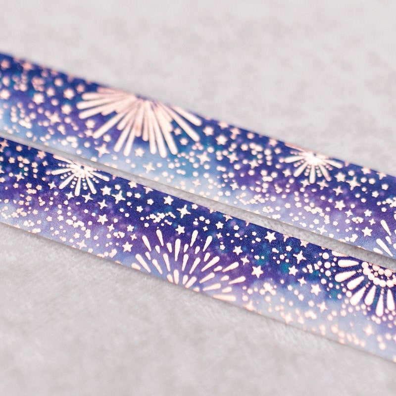 Blue Star Washi Tape - Etsy