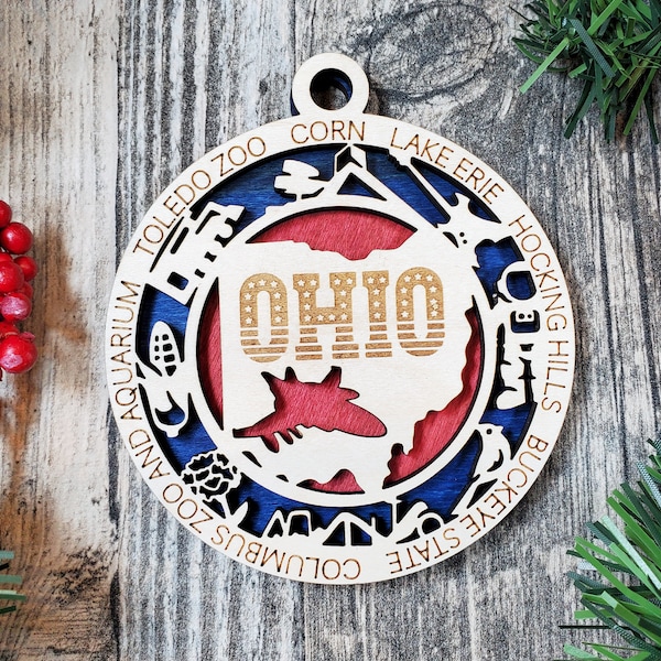 Ohio Ornament - Etsy