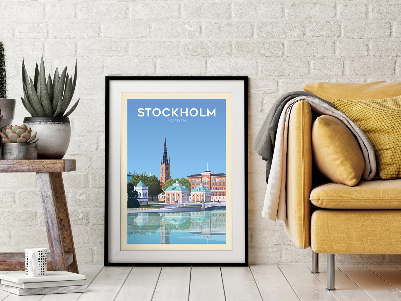 Stockholm Sweden Travel Poster / Stockholm Print / Stockholm | Etsy