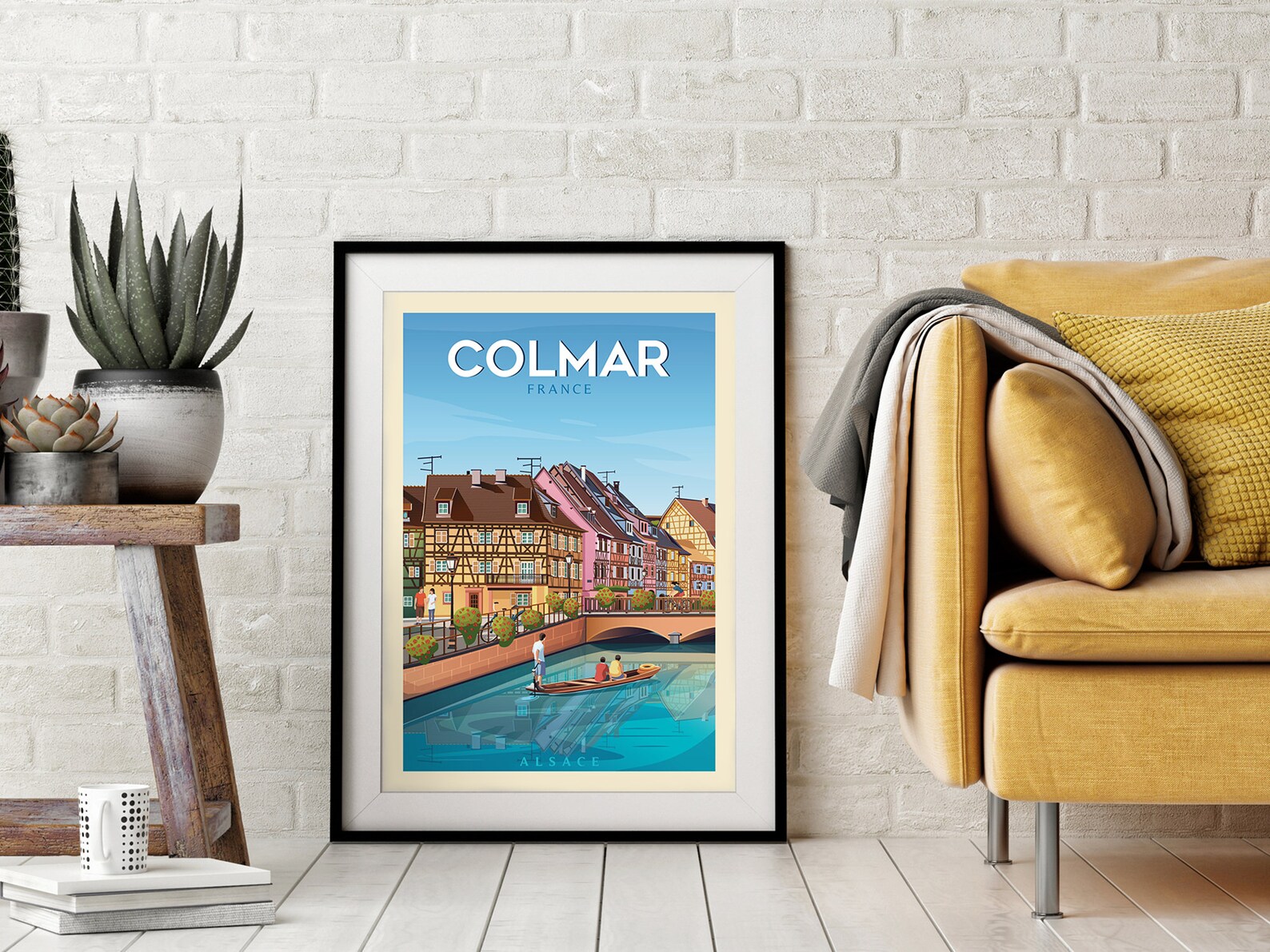 Colmar France Travel Poster / Colmar Illustration / Colmar - Etsy Canada