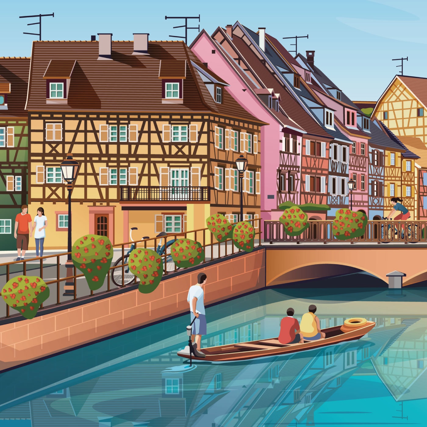 Colmar France Travel Poster / Colmar Illustration / Colmar - Etsy Canada
