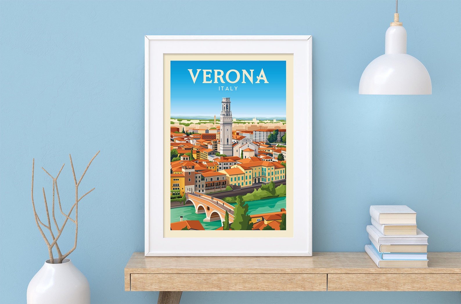 Verona Italy Travel Poster / Travel Gifts / Travel Poster / | Etsy