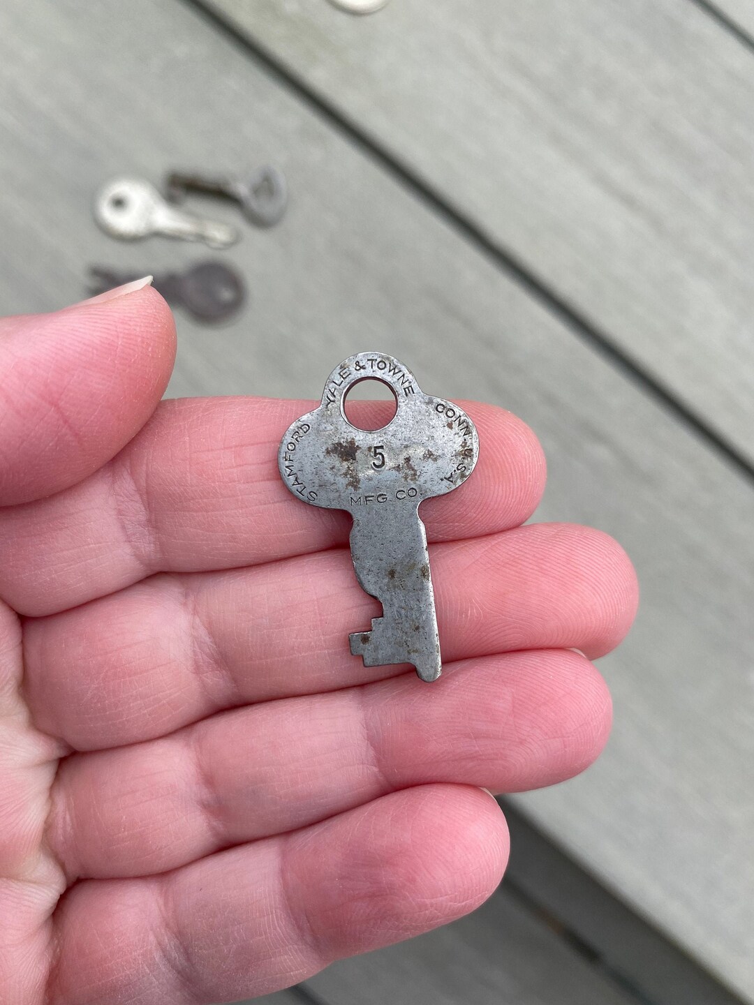 Antique Miniature Yale Key Antique Flat Brass Key Antique - Etsy