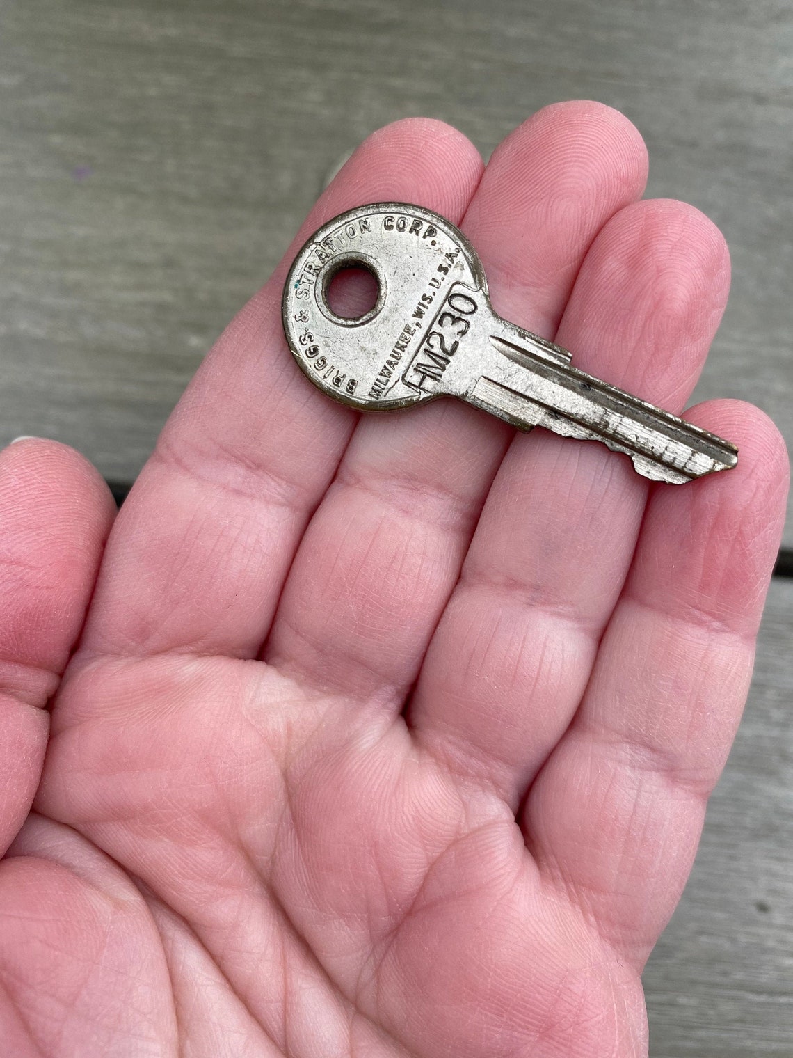 Vintage Briggs and Stratton Key, 1920's Briggs and Stratton Key, Old ...