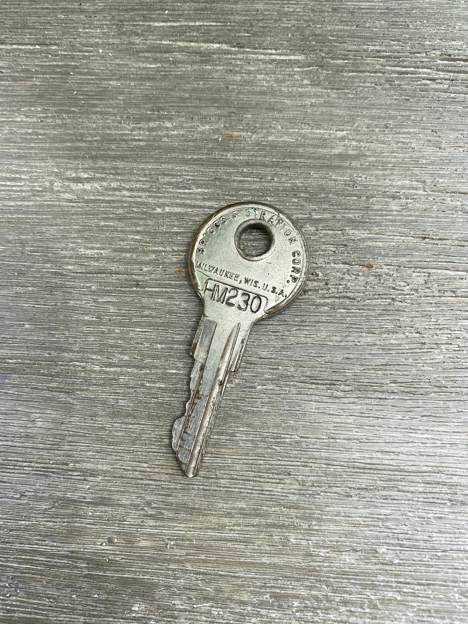 Vintage Briggs and Stratton Key, 1920's Briggs and Stratton Key, Old ...