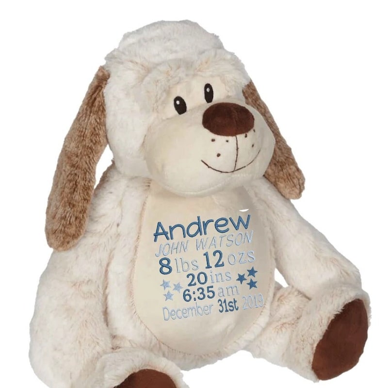 Birth Stats Stuffed Animal - Etsy