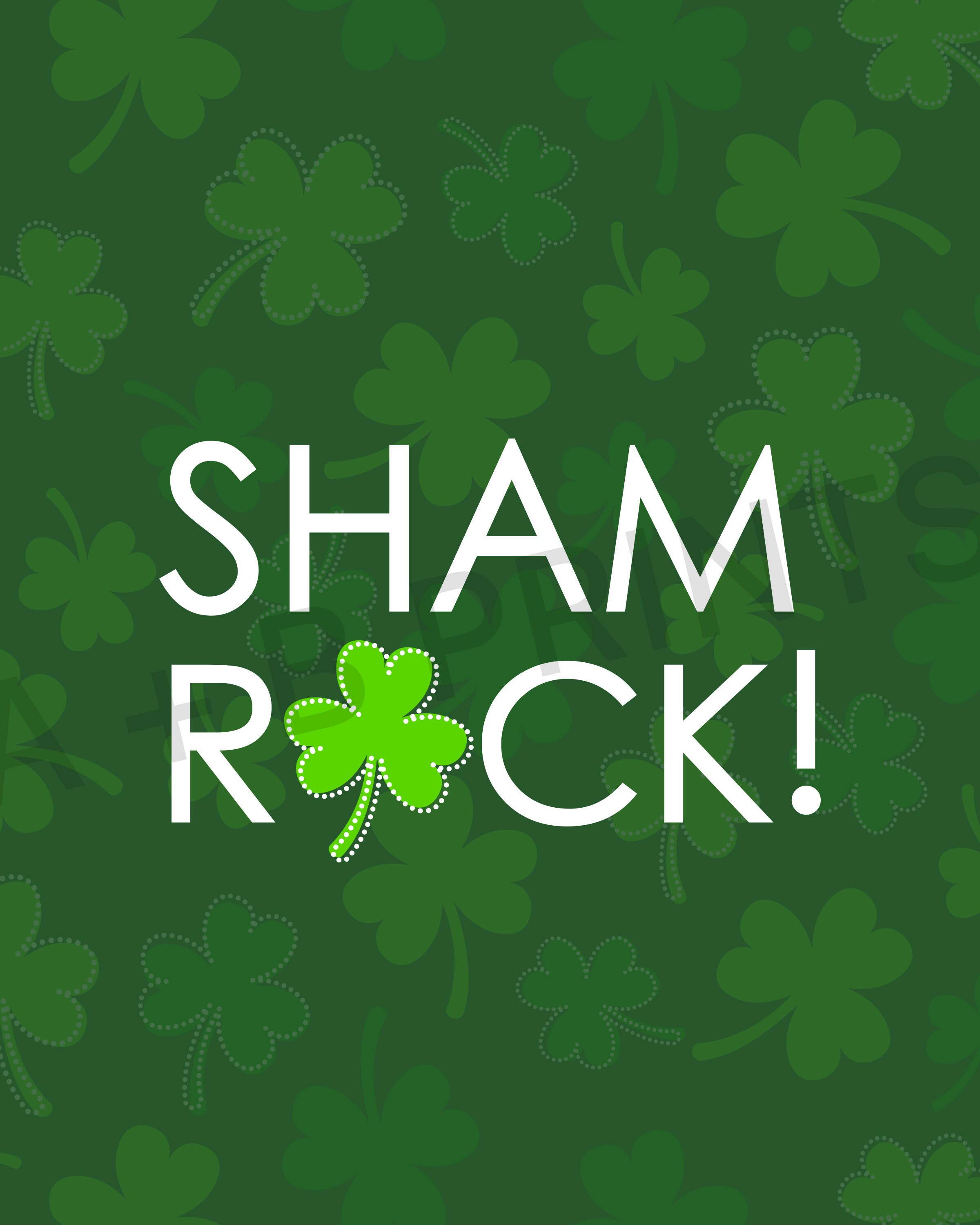 Shamrock Digital Download - Etsy