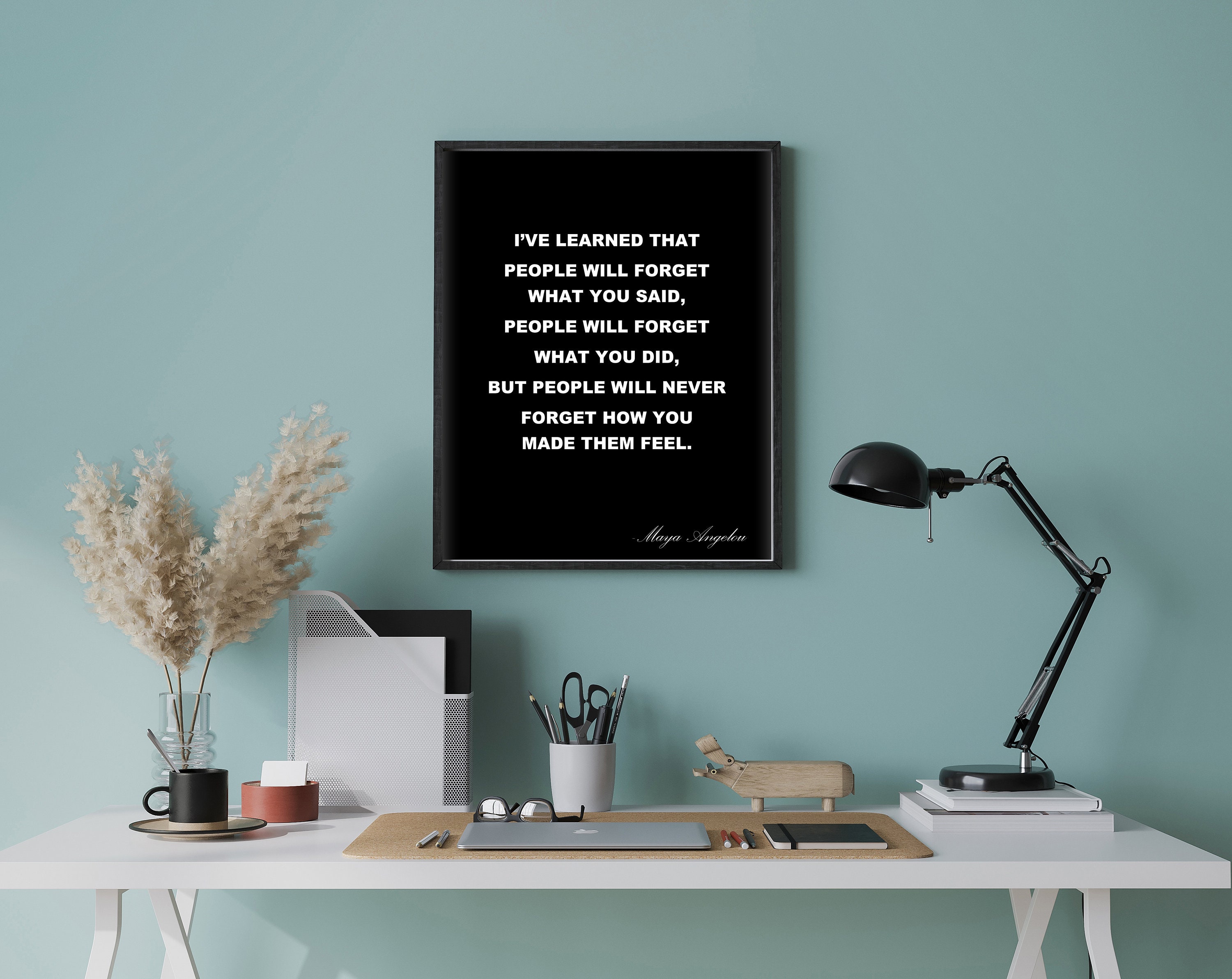 Maya Angelou - People Will Remember - Digital Download - Etsy