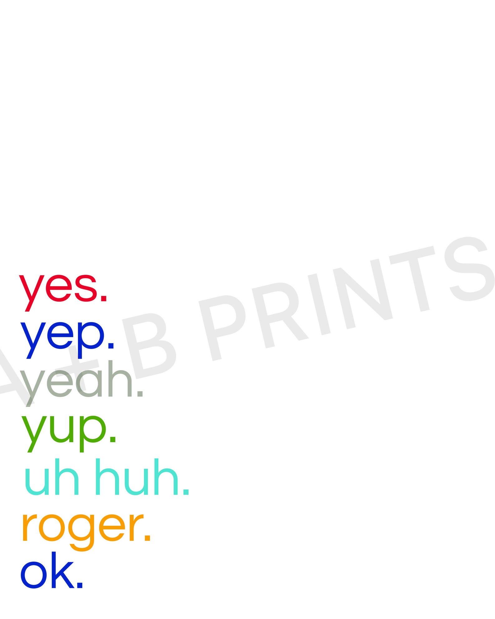 Say Yes Yep Yeah - Digital Download - Etsy