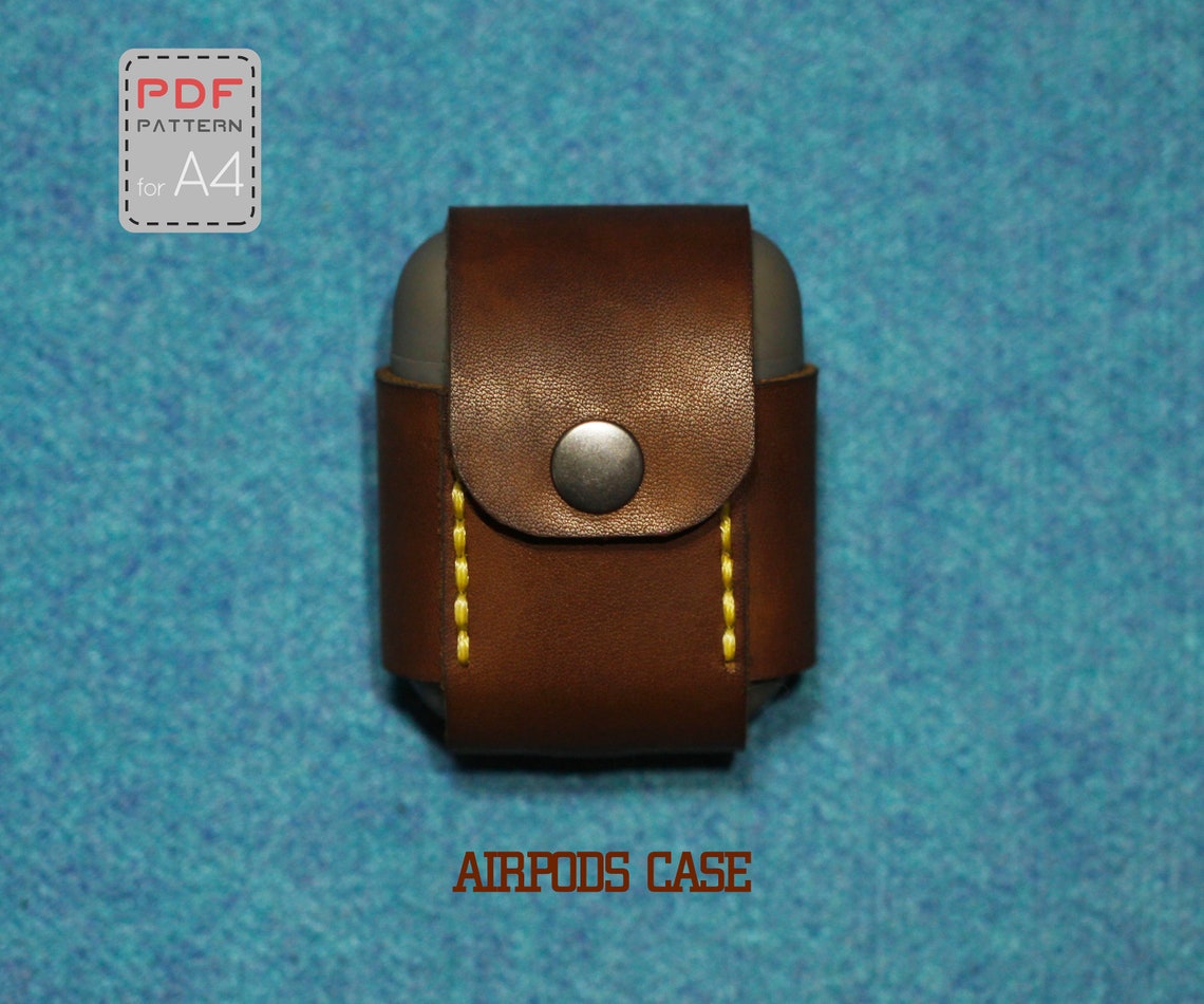 PDF Pattern Airpods Leather Case, AirPod Pattern, Airpods Template ...