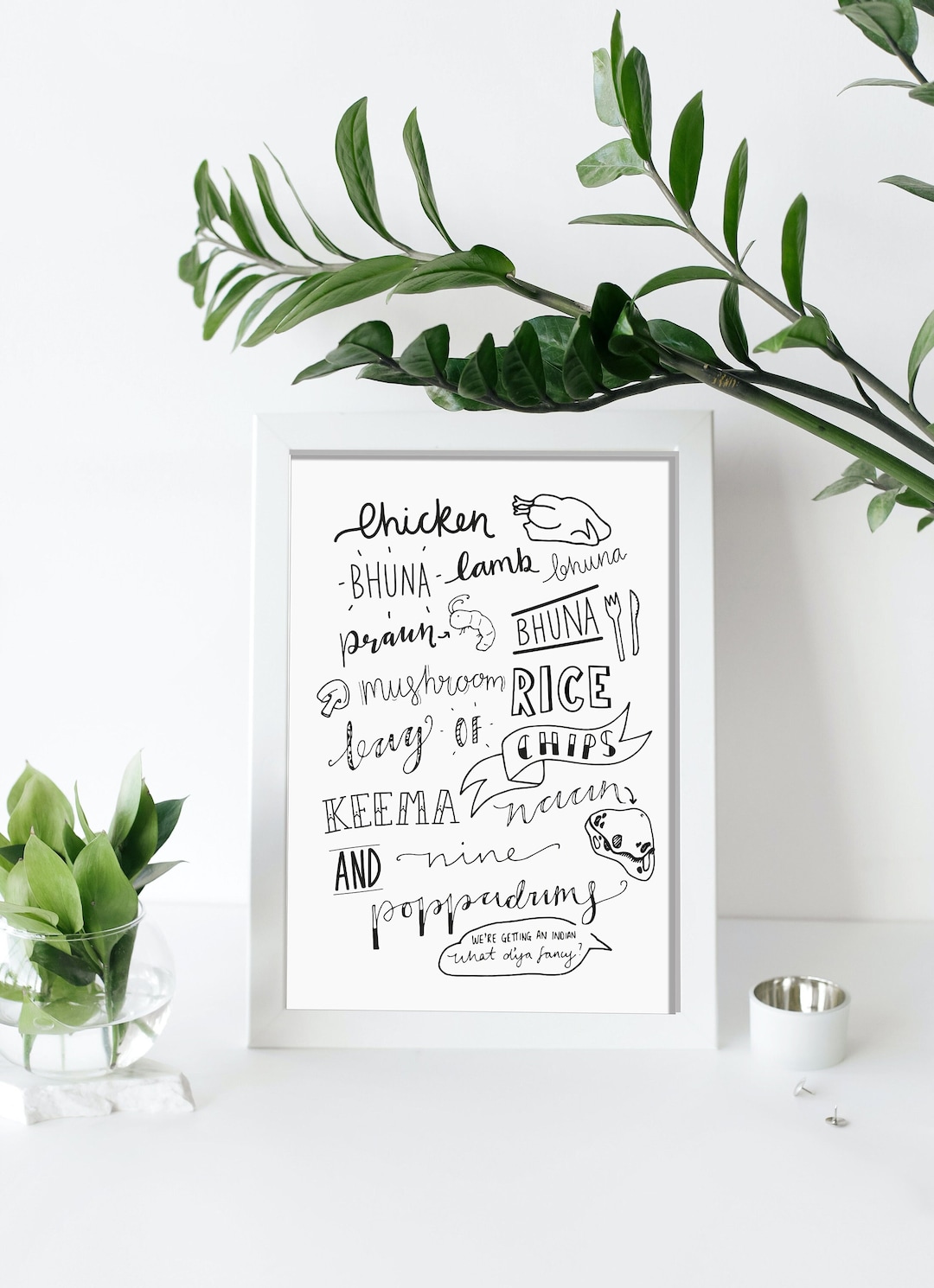 Smithy's Indian Order - Gavin & Stacey Print - Etsy UK