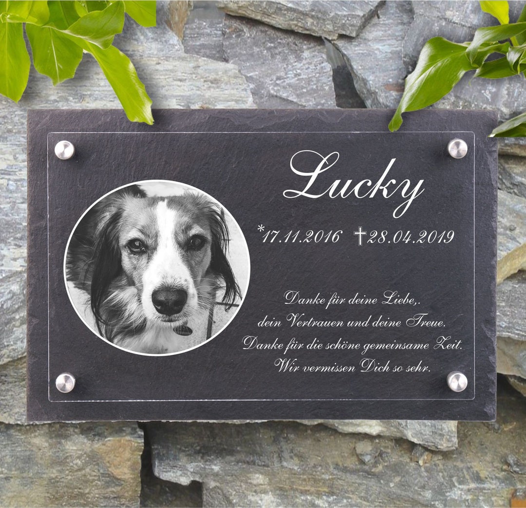 Lápidas de animales lápidas para perros placa conmemorativa - Etsy México