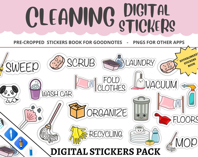 Days of the Week Sticker Sheet Matte Planner Organization Stickers - Etsy