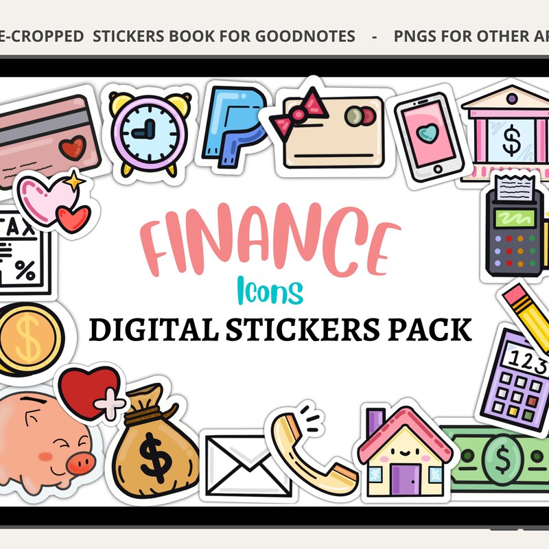 Finance Stickers - Etsy