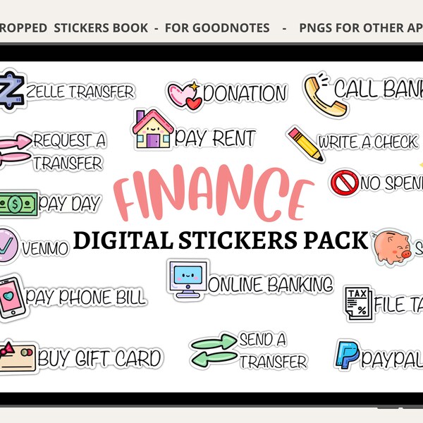 Finance Stickers - Etsy