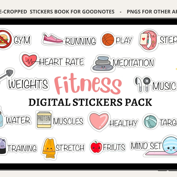 Workout Stickers - Etsy