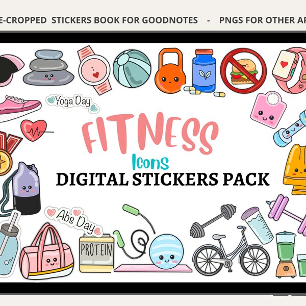Workout Stickers - Etsy