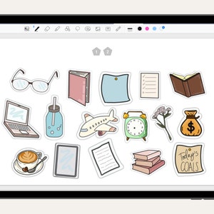 OFFICE Digital Stickers for Goodnotes, Good Notes Sticker Office, Work ...