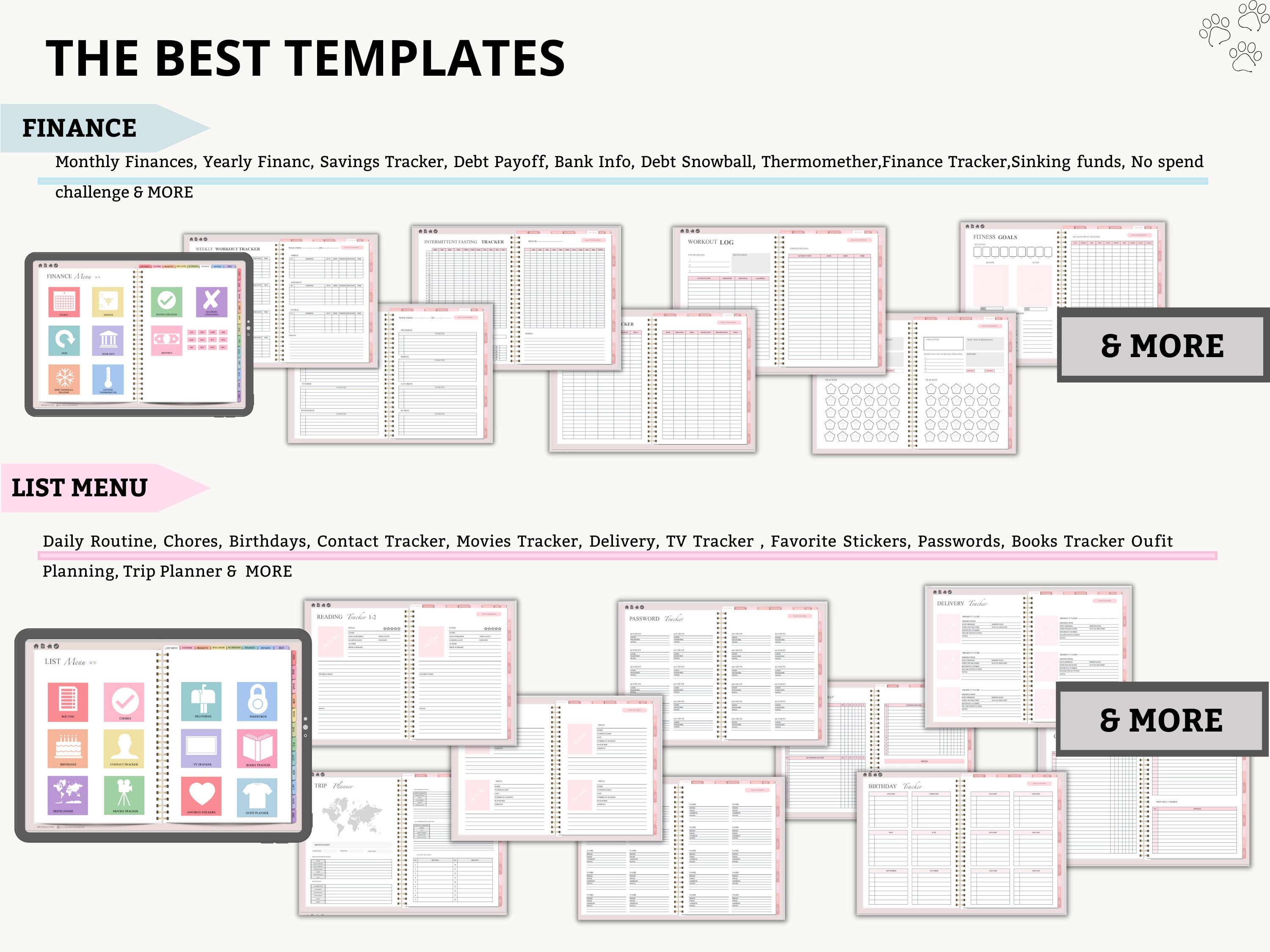 Digital Planner 2024-2025 for Goodnotes, Digital Planner for iPad ...