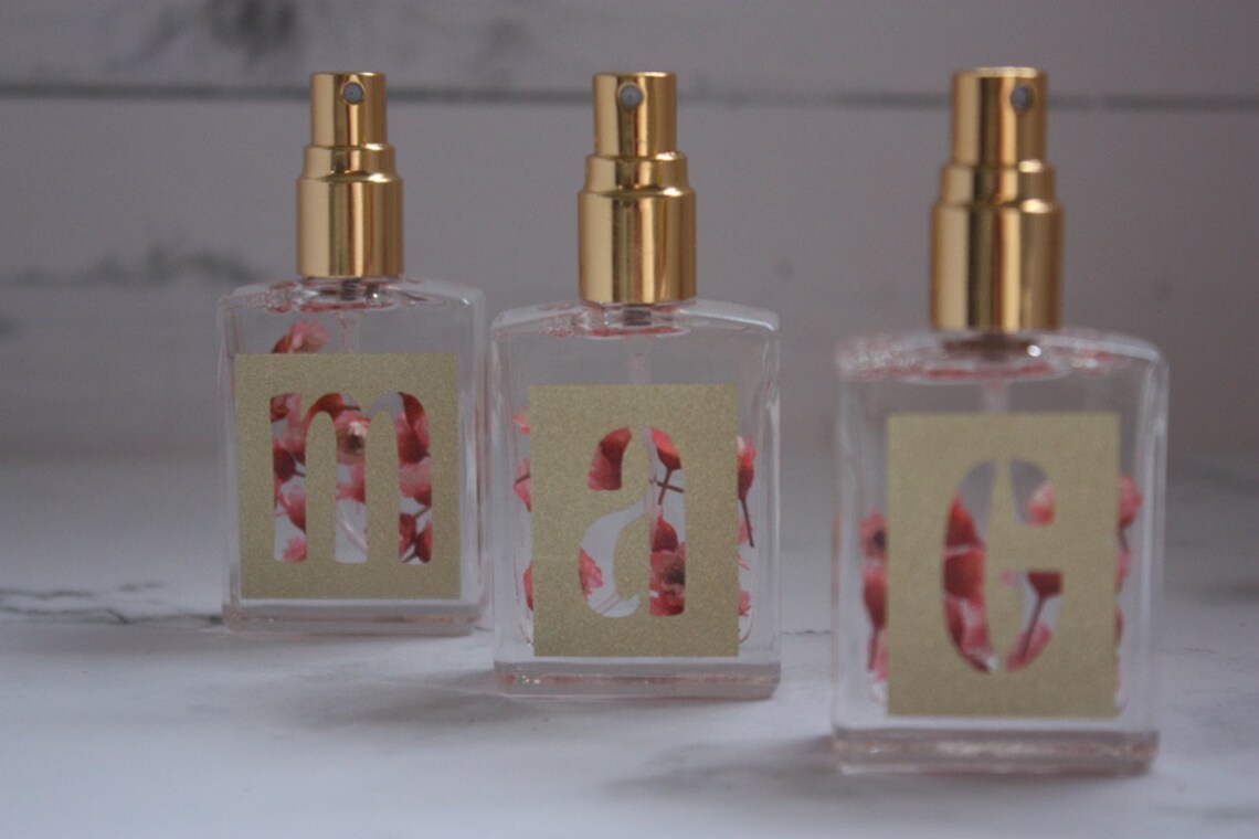 Personalized Perfumes With Dried Flowers | Etsy